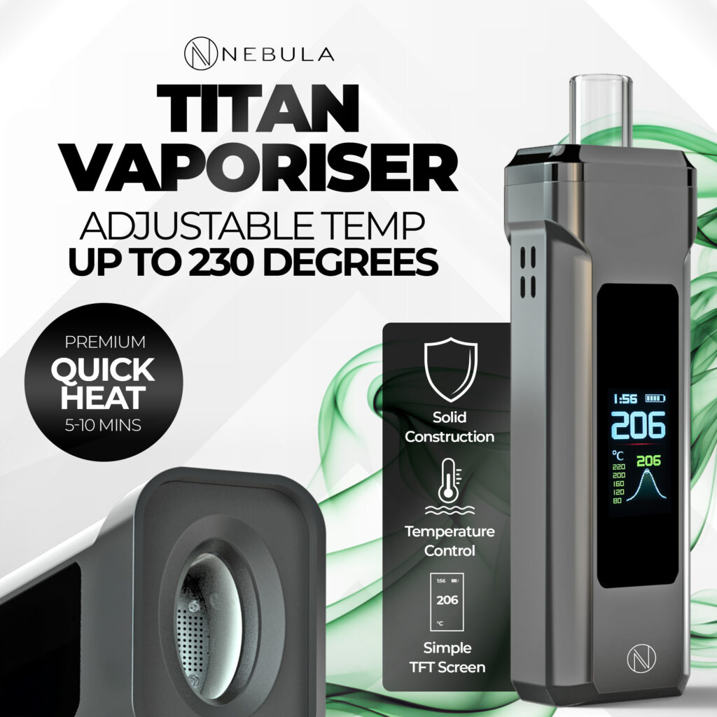 Nebula Titan Dry Herb Vaporizer | Advanced Technology